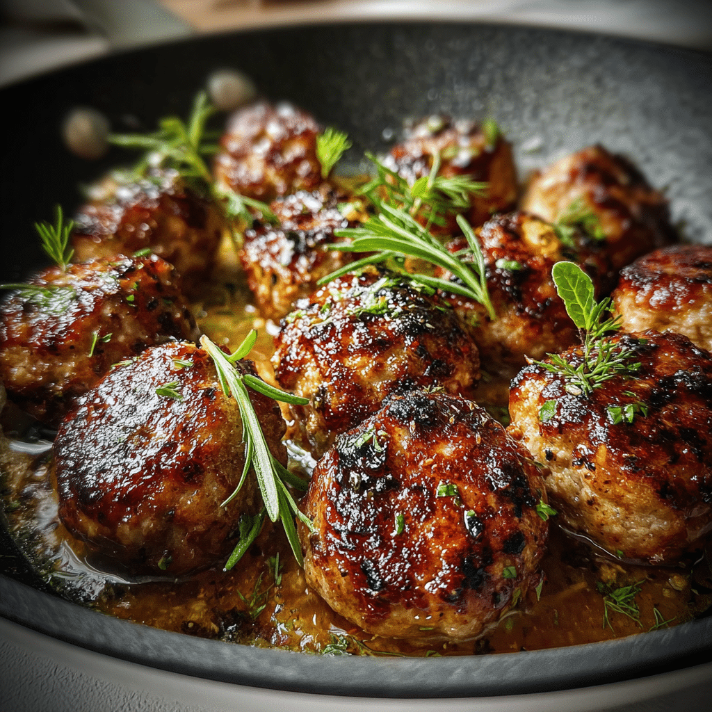 Fennel Pork Meatballs