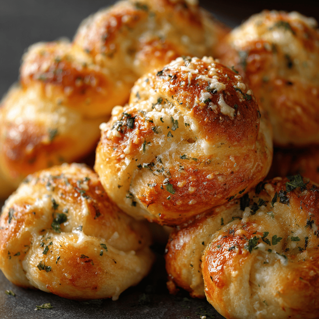 Garlic Parmesan Knots