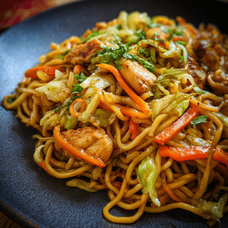 Chicken Yakisoba